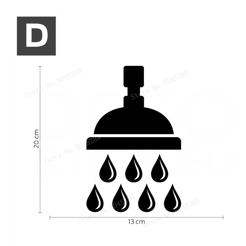 Shower Head Silhouette