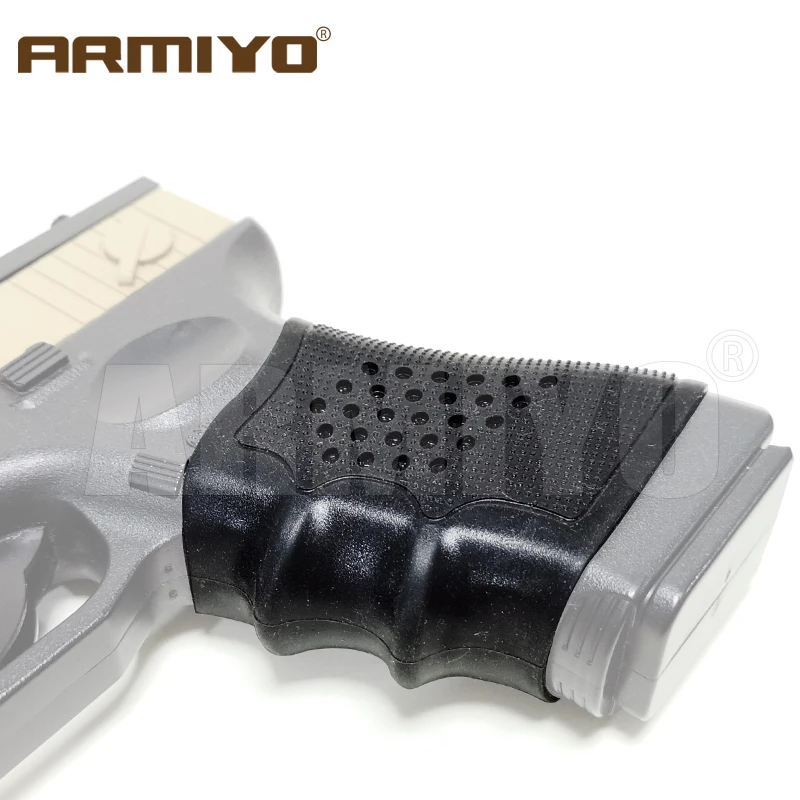 Armiyo Pistol Anti Slip Rubber Grip Glove Cover Fit Most of Handgun ...
