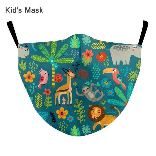 Children's Printed Cotton Mask - Fashion Masks