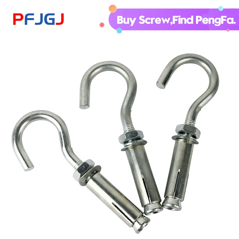 확장 나사, 팬 후크, 램프 후크, 확장 볼트 M6 M12 Peng Fa 확장 후크|나사| - AliExpress