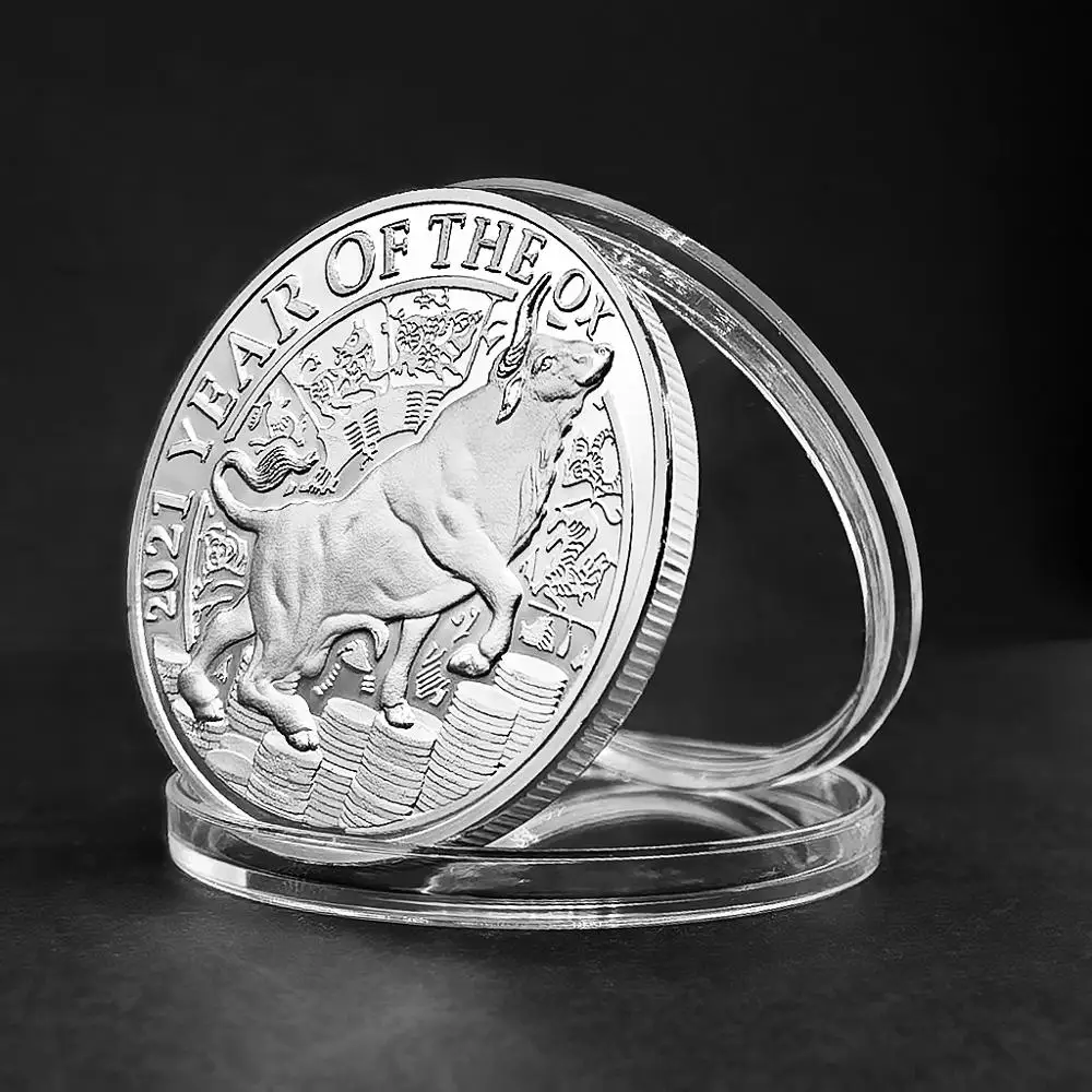2021-the-Year-of-Ox-Chinese-Good-Luck-Silver-Commemorative-Coins ...