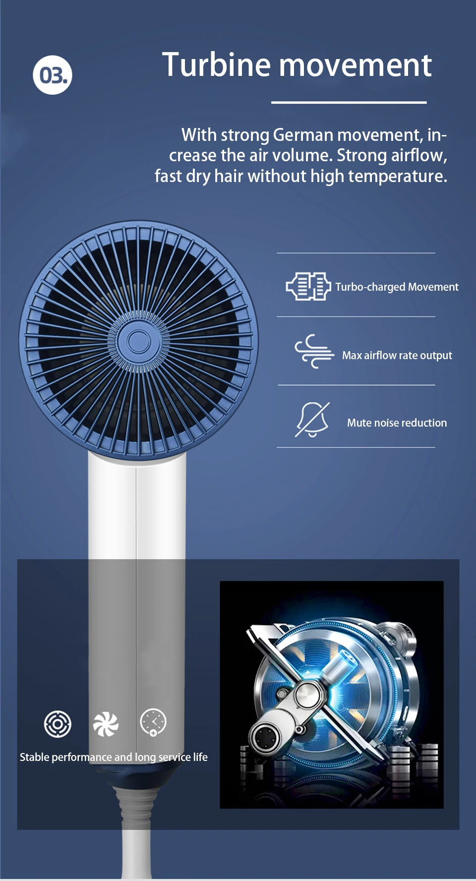 Vert - UE - Sèche-cheveux pliant Anion, Sèche-cheveux portable ...