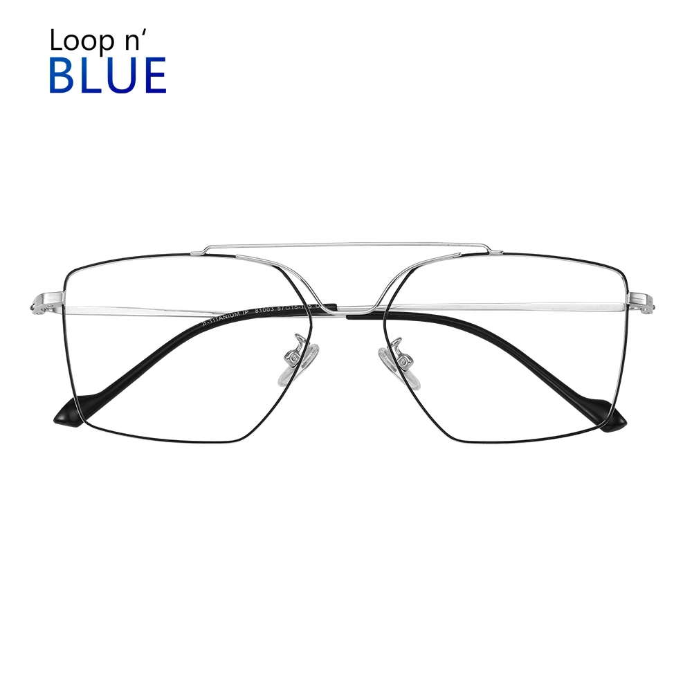 Meeshow Pure Titanium Glasses Frame Mens Brand Prescription Glasses