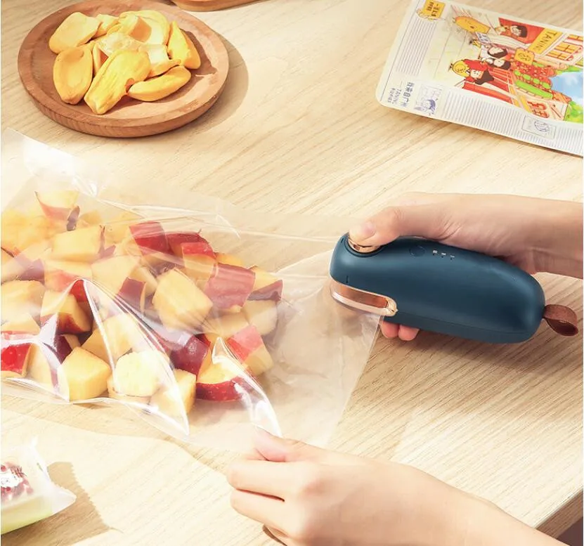 Bleu - Machine à sceller électrique Rechargeable par USB, Mini sac ...