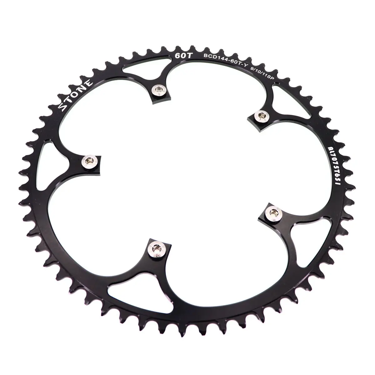 Stone 144BCD Chainring Track Bike fixie Fixed Gear Narrow n Wide 44 46 ...