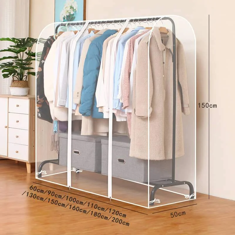 Clothes-Hanging-Dust-Cover-Dress-Suit-Coat-Storage-Bag-Case-Organizer ...