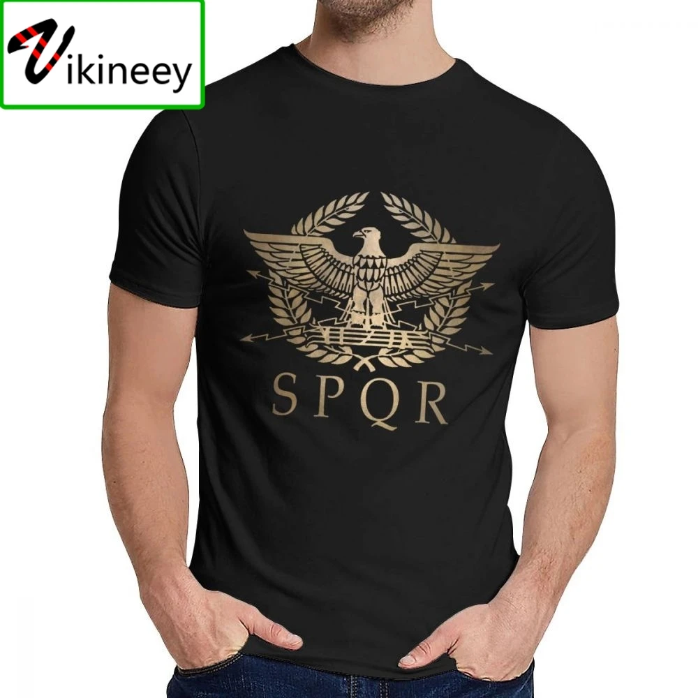SPQR RoMan Empire Standard Shield Tee Shirt Crewneck Picture Custom Man ...