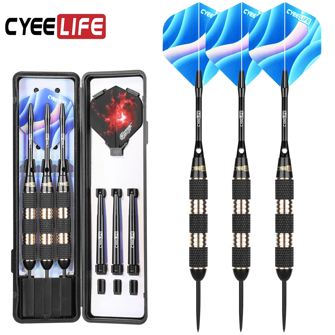 CyeeLife 30g Professional Steel Tipped darts Home bar with pro ...
