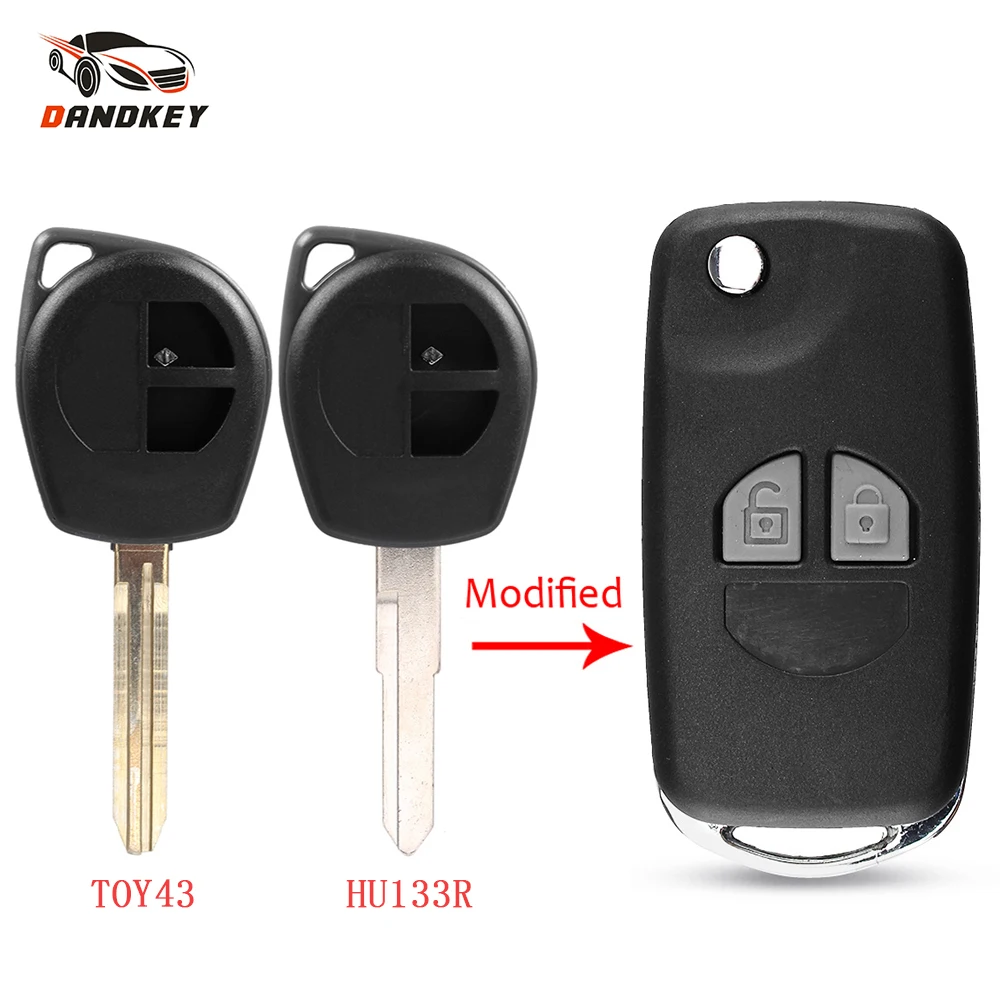 Dandkey Modified Replacement Remote Car Key Shell For Suzuki Sx4 Swift ...