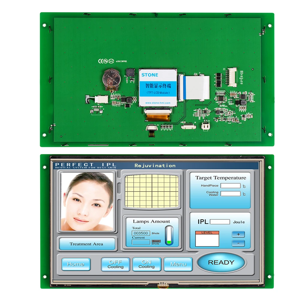 MCU Interface LCD 10.1นิ้ว HMI Touch Controller Board + โปรแกรมสนับสนุน ...