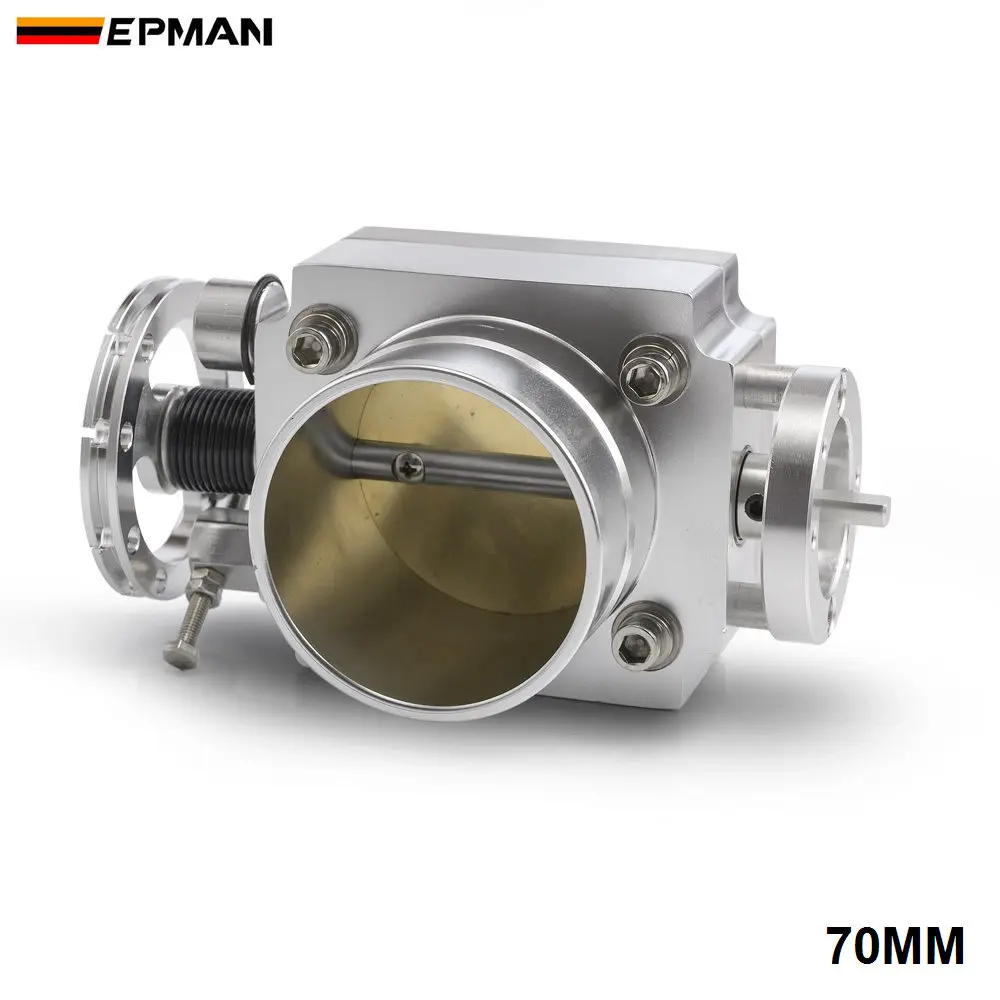 Universal Upgrade Aluminum Blue 70MM Throttle Body Intake Manifold MK1 ...