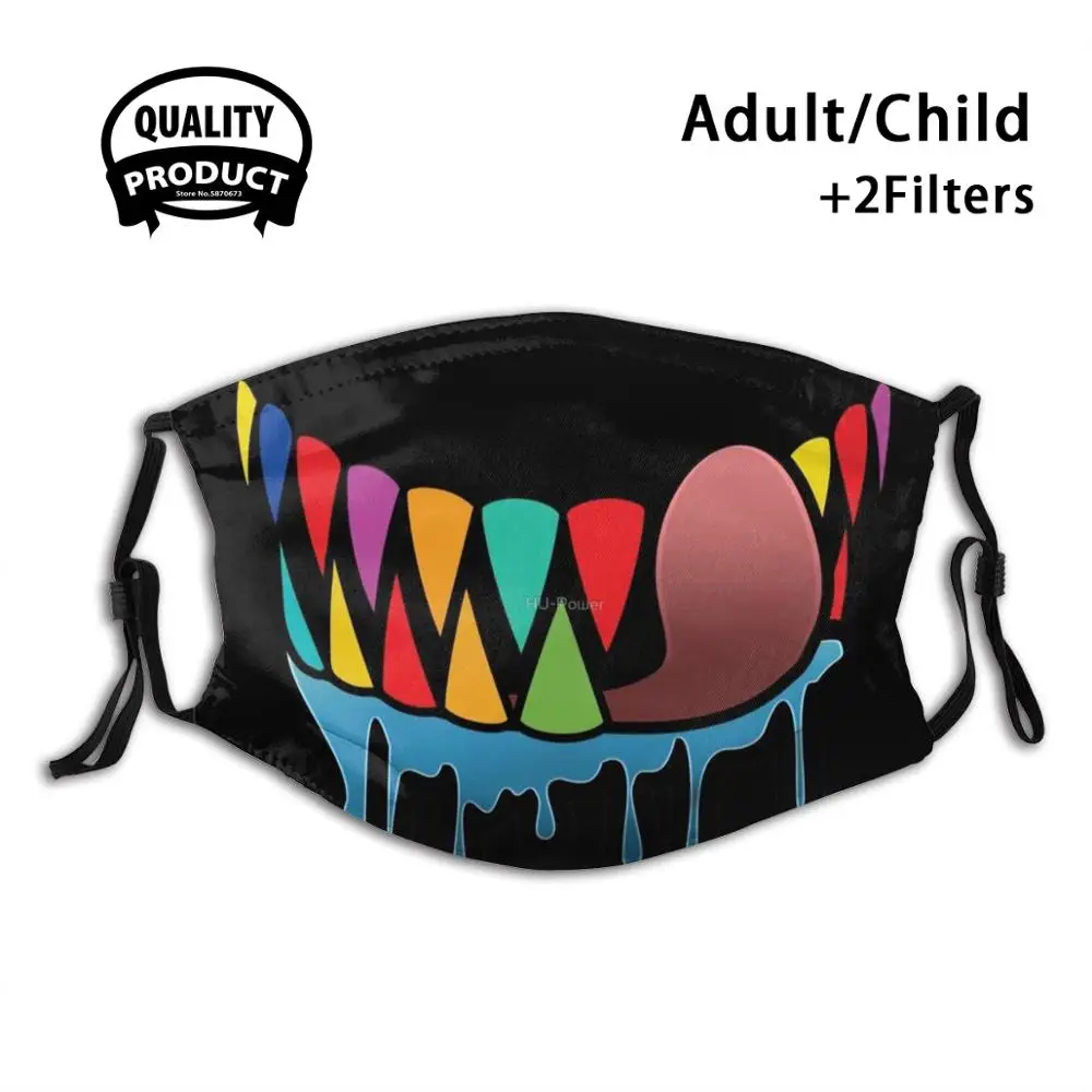 Gooba mascarilla facial con filtro de dientes de tiburón para hombres ...