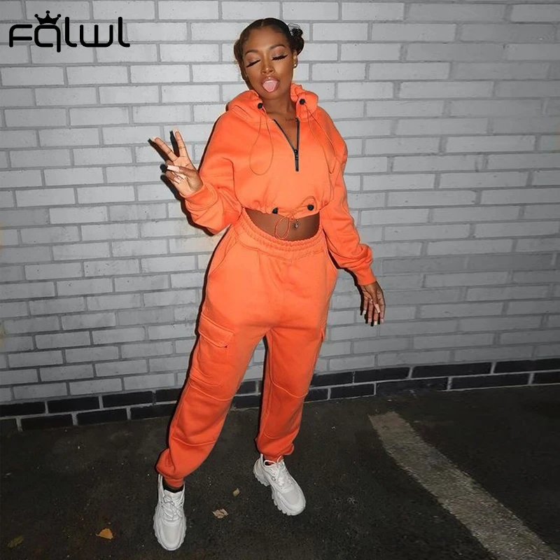 FQLWL-Streetwear-Tracksuit-Two-Pice-Set-Outfits-Crop-Hoodie-And-Joggers ...