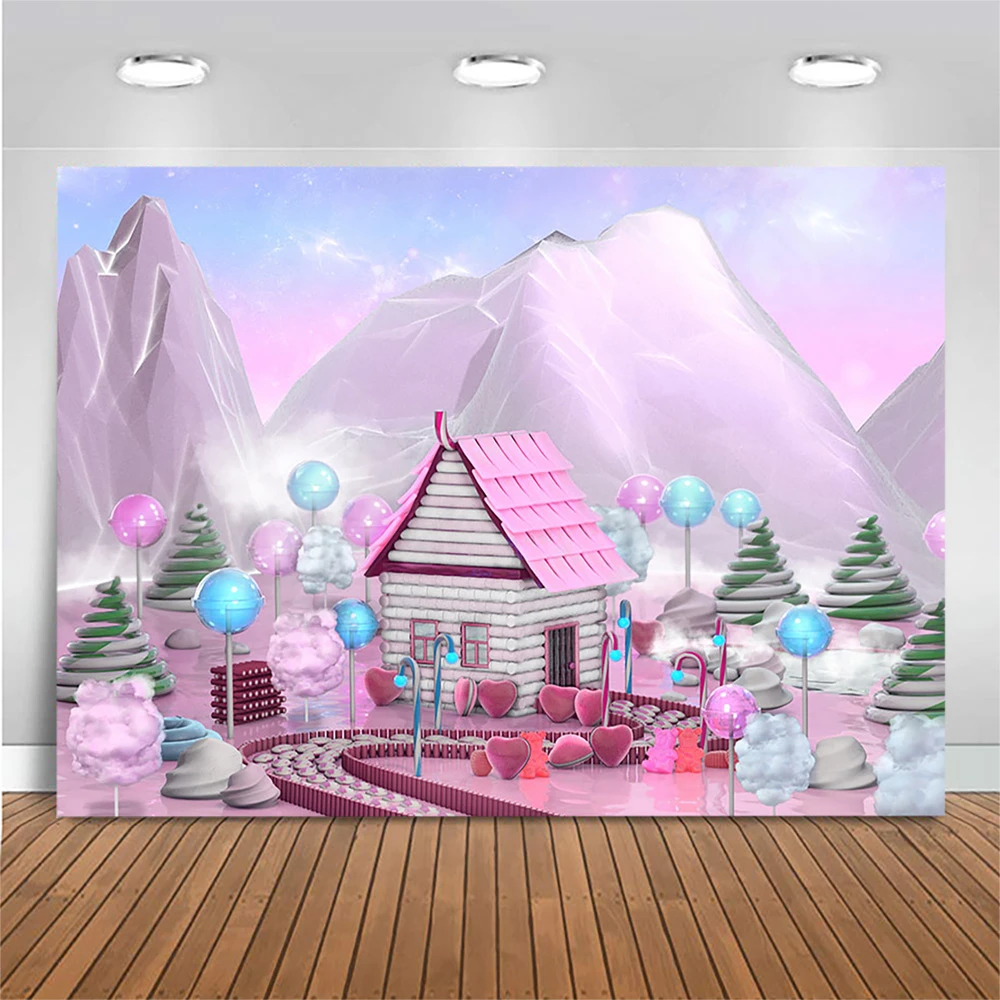 Realistic Candyland Background
