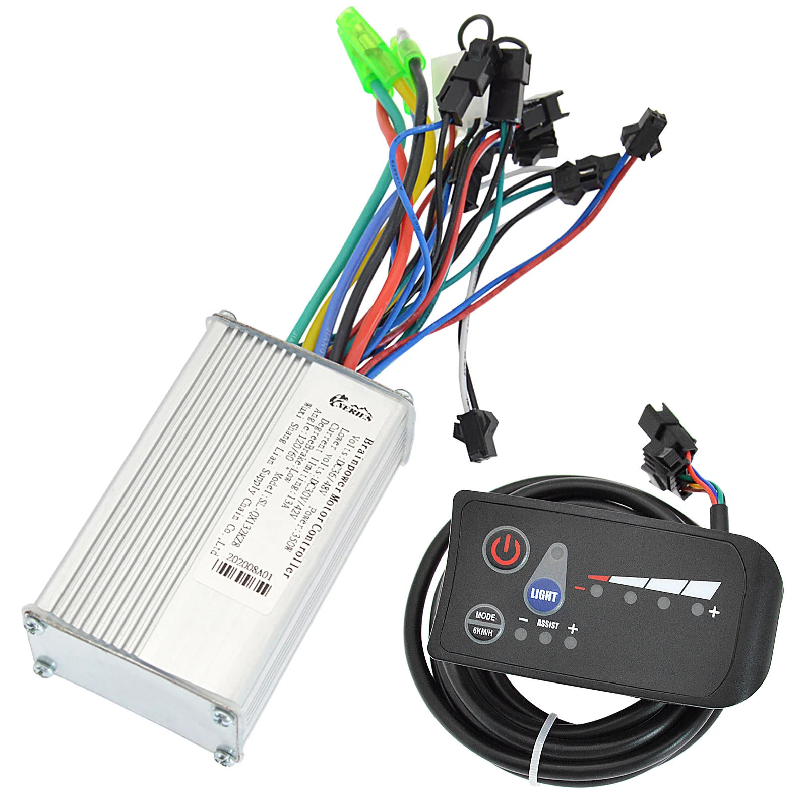 전기 자전거 스쿠터 브러시리스 컨트롤러 Lcd 디스플레이 패널 24v36v48v 250w350w 전자 자전거 브러시리스 컨트롤러 키트 전자 자전거 부품전기