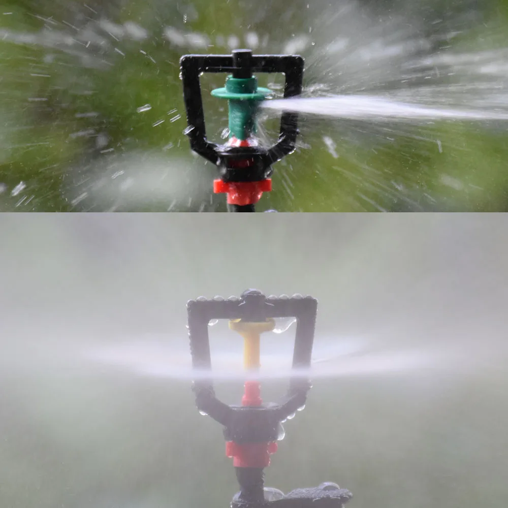 Système d'arrosage,E--Buse'arrosage rotative à 360 degrés, avec support ...