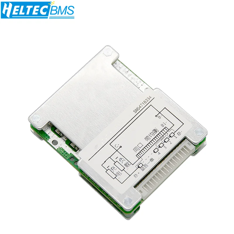 14S 48V bms 15A lithium battery protection board same port electric ...