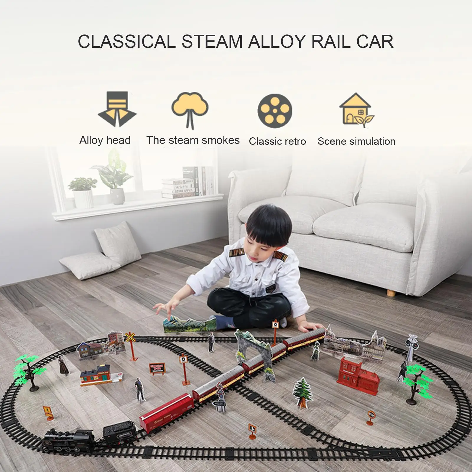 Battery-Operated-Railway-Classical-Freight-Train-Water-Steam-Locomotive ...