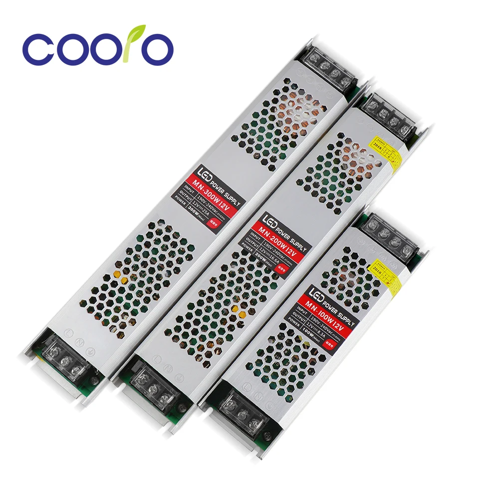 Ultra-Thin-LED-Light-Power-Supply-DC-12V-Lighting-Transformer-Adapter ...