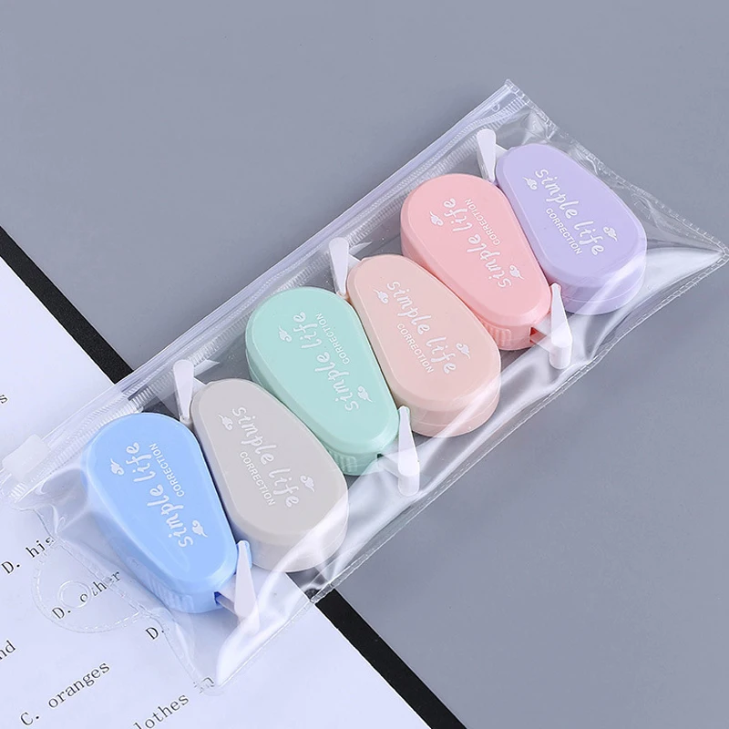 6-pcs-set-Cute-Mini-Morandi-Color-Correction-Tape-Kawaii-Small-Portable ...