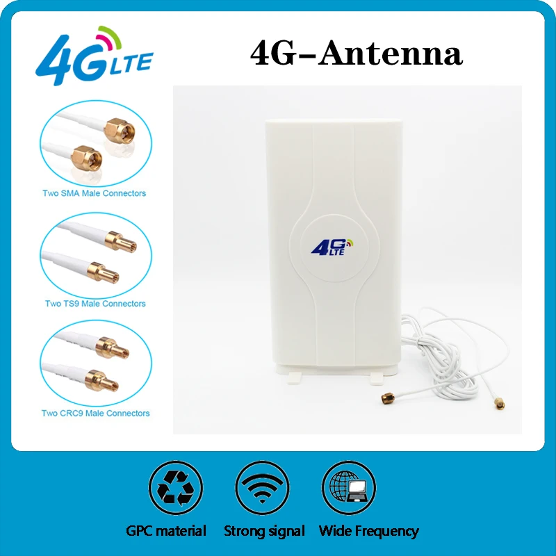 4G LTE CRC9 connector 45dBi Broadband Antenna Booster Signal Amplifier ...