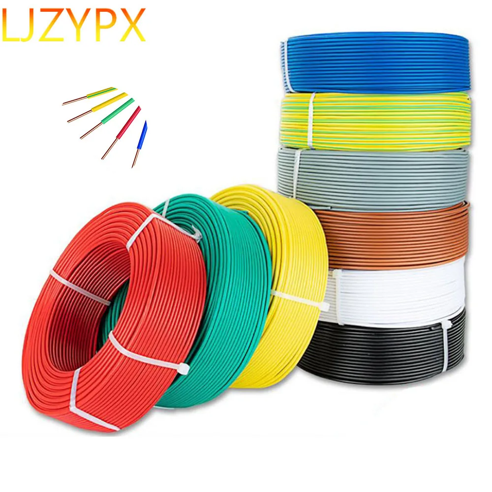 100m Single Core Hard Electrical Cable 0.5/0.75/1/1.5mm2 Pvc Insulated ...