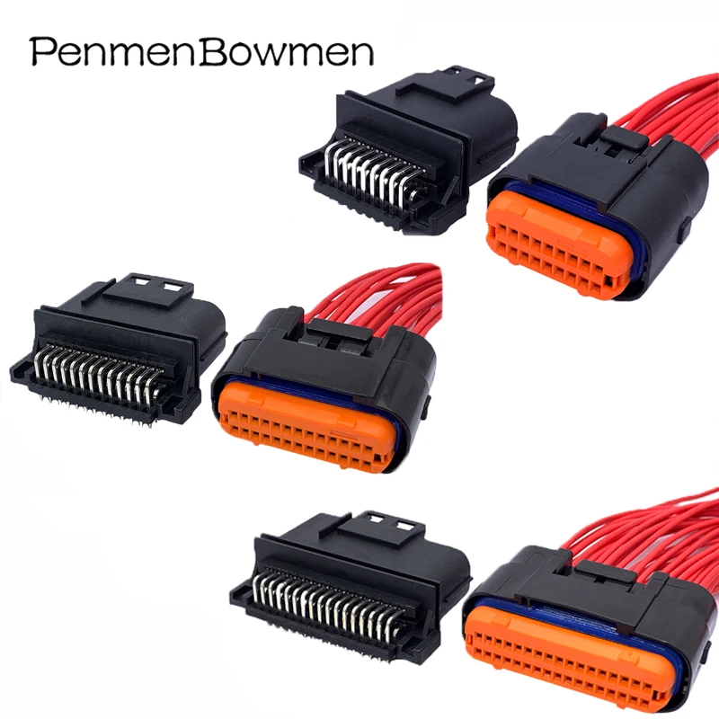 18-26-34Pin-ECU-Auto-Computer-Control-System-Plug-Connector-Wire ...