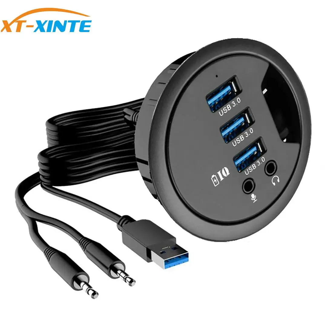 XT-XINTE-Device-Charging-Mount-In-Desk-Hubs-USB-3-0-2-0-HUB-Adapter ...