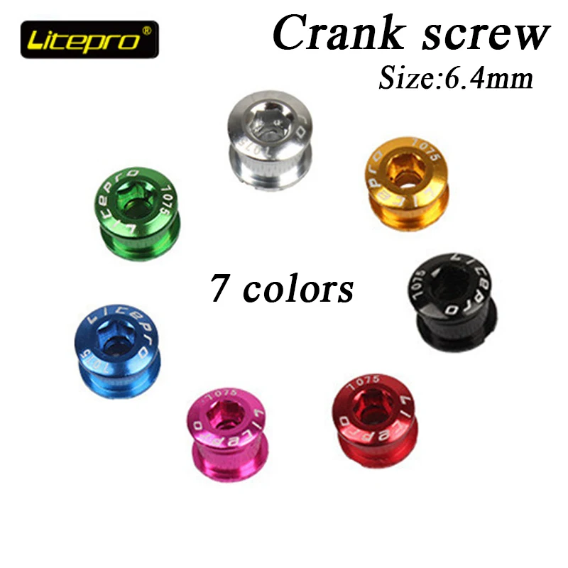 Litepro-single-crankset-screw-5pcs-Bicycle-Chain-Ring-Wheel-Bolt-Road ...