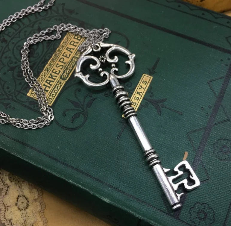 Witch Magic Key Pendant Necklace Pagan Occult Banish Evil Wicca Gift ...