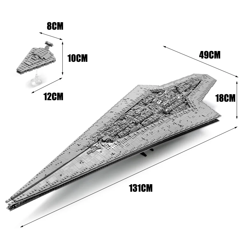 Mould King 13135 Imperial Star Destroyer Monarch-Gundamit, 52% OFF