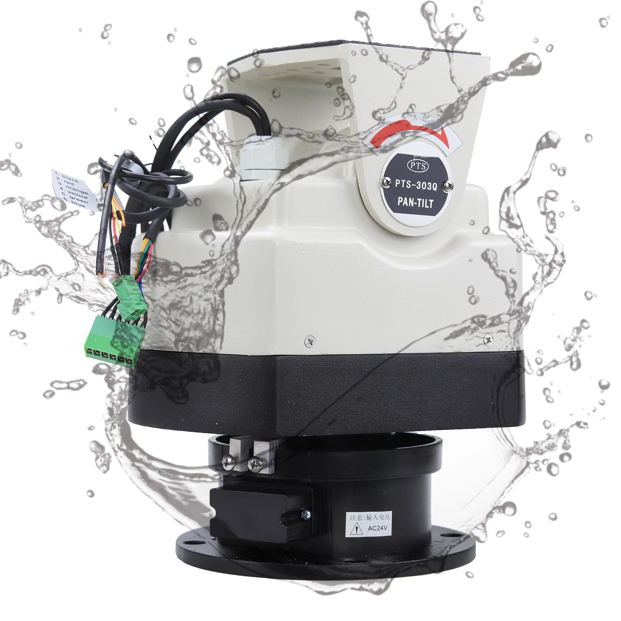 Rs485 Control Auto Rotating Pan Tilt Cctv Surveillance Ip Network Ptz ...