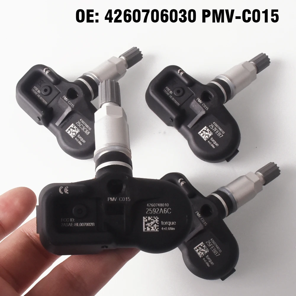 4 PCS Car Tire Pressure Monitor Sensor TPMS 42607-48010 PMV-C015 for ...