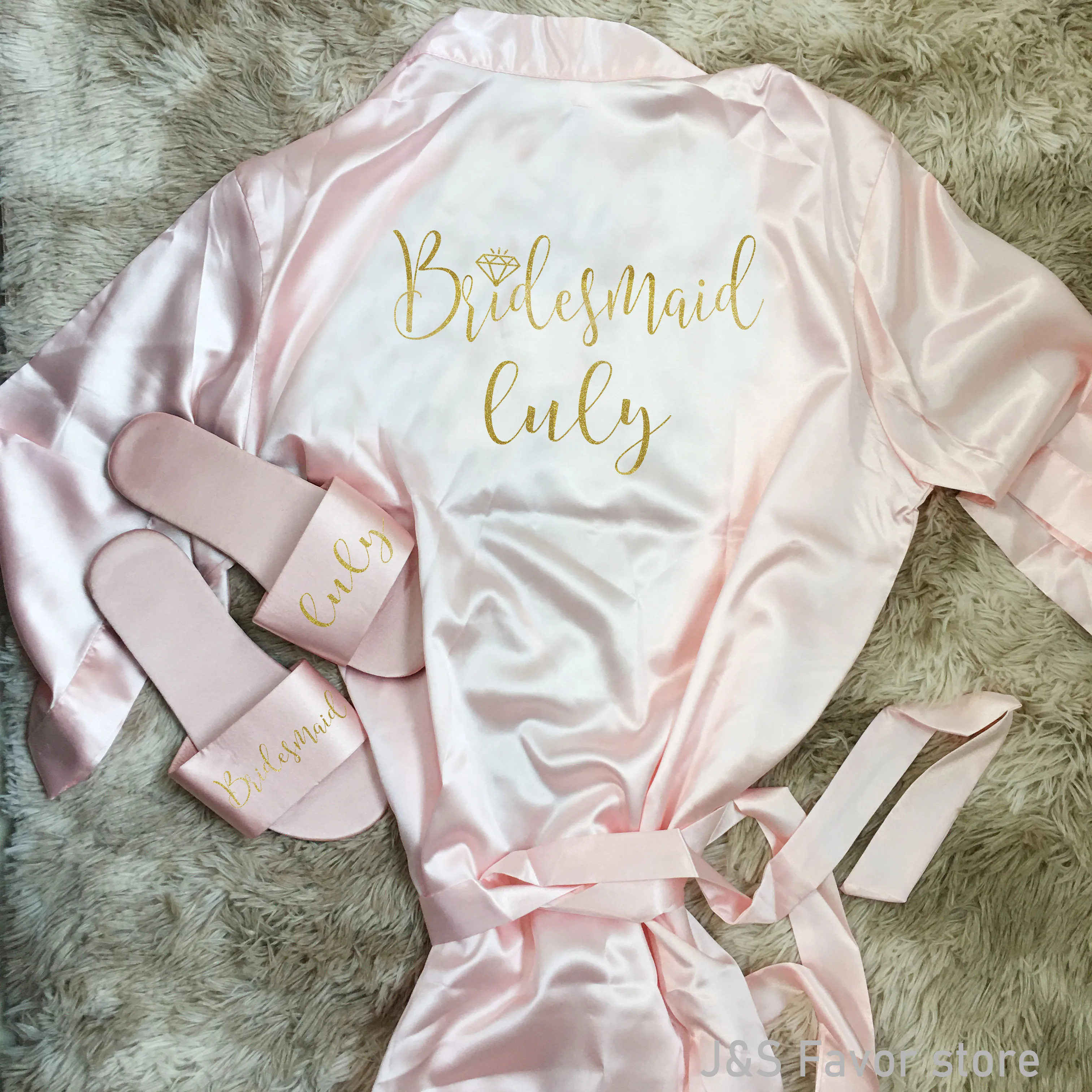 1-set-custom-name-satin-bridesmaid-bride-robe-slippers-set-gifts-for ...