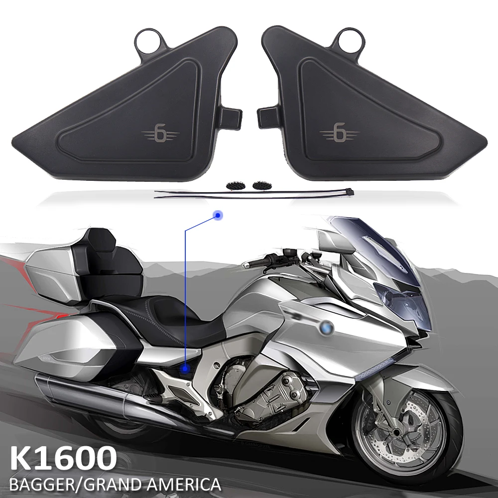 K1600B Motorcycle Frame Side Panels Cover Fairing Cowl Plastic Plates ...