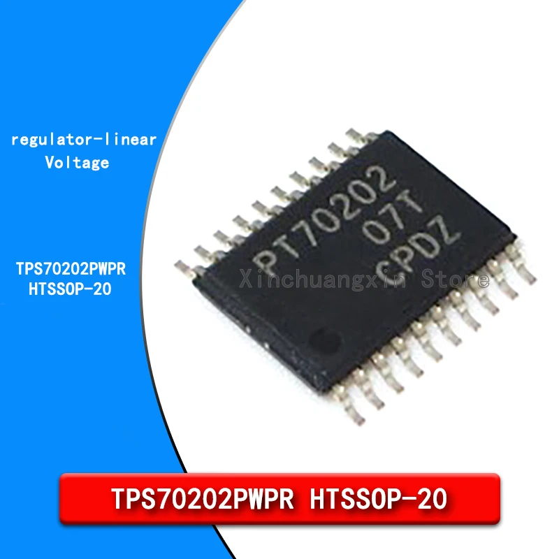 Original TPS70202PWPR PT70202 HTSSOP-20 500mA dual-channel linear low ...