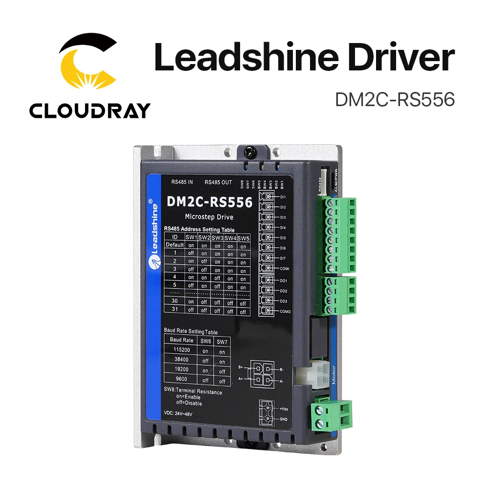 Leadshine controlador de Motor paso a paso DM2C RS556, Unidad de 2 fases y Control integrado 2,1 ...