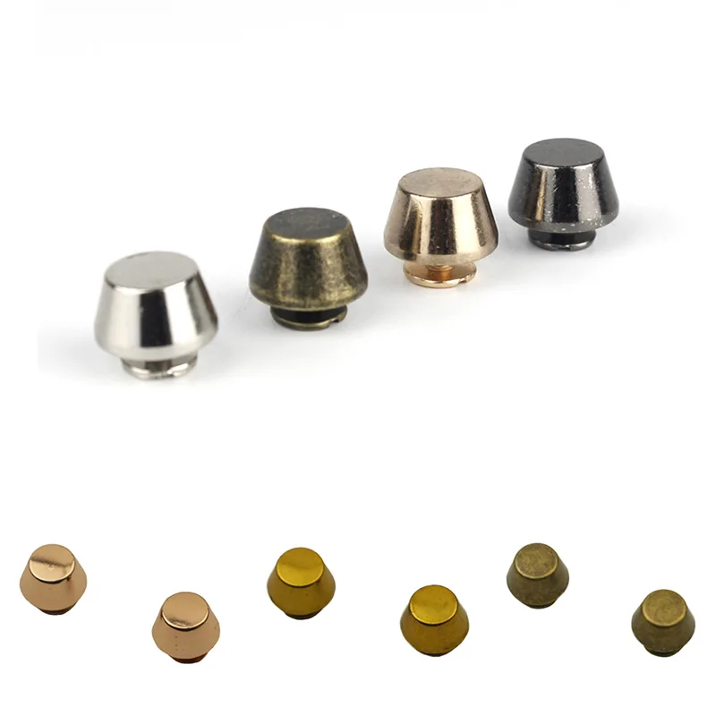 Rivets,10 ensembles en métal seau forme vis dos Rivets goujons clou ...