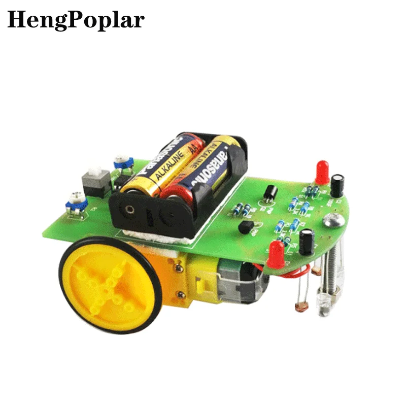 D2-1 Smart Robot Car Kits Intelligent Tracking Line Car Photosensitive ...