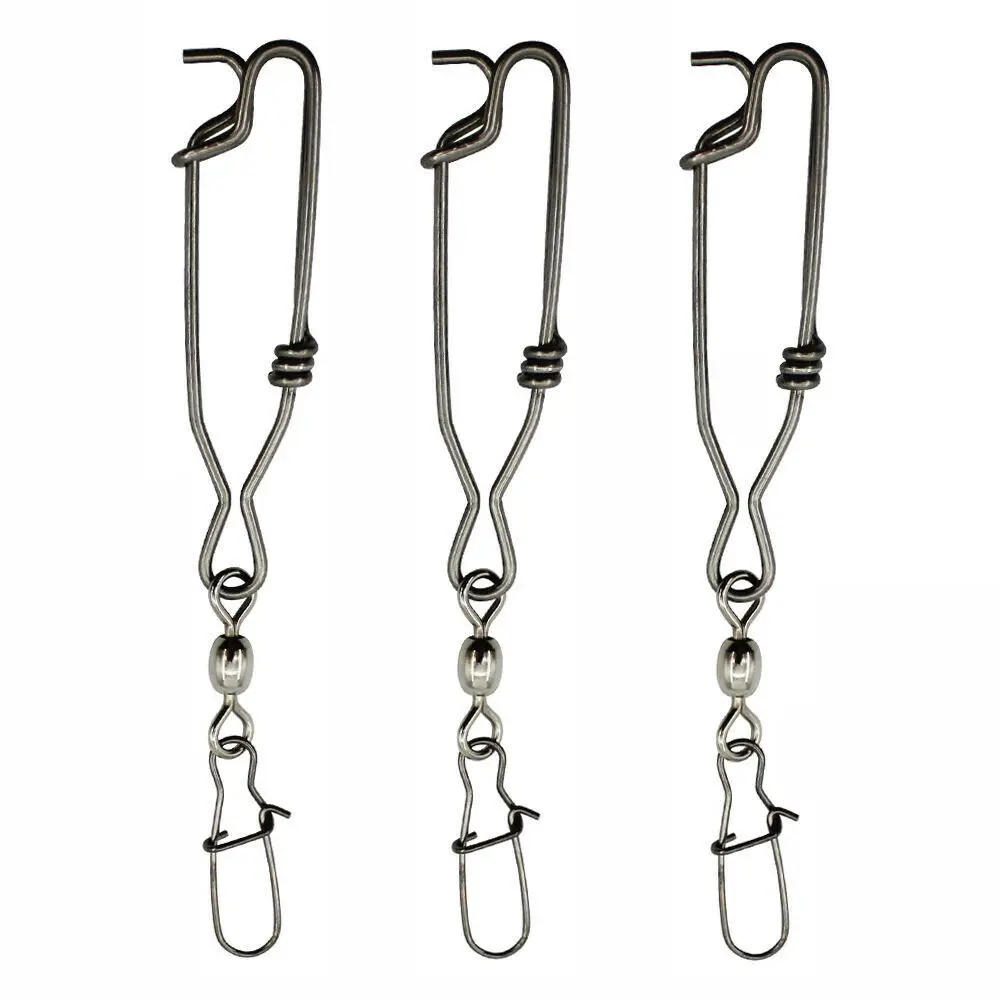 30pcs-13cm-Stainless-Steel-Longline-Snap-Tuna-Fishing-Strong-Longline ...