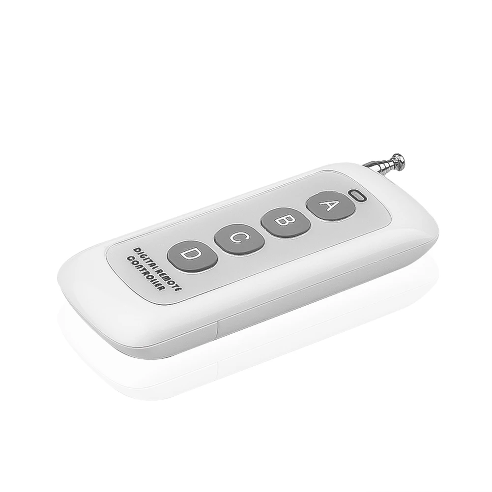 433Mhz DC12V 4 CH Wireless Learning Button RF Relay Remote Control Switch|Garage Door Hardware ...
