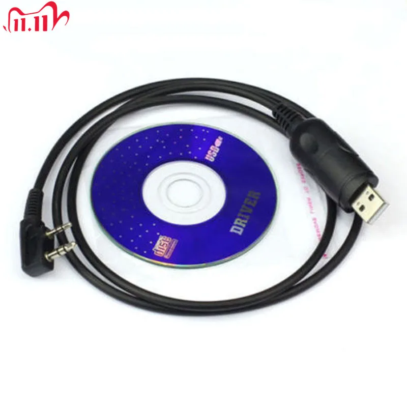 Cable de programación USB para walkie talkie Baofeng, accesorio para UV ...