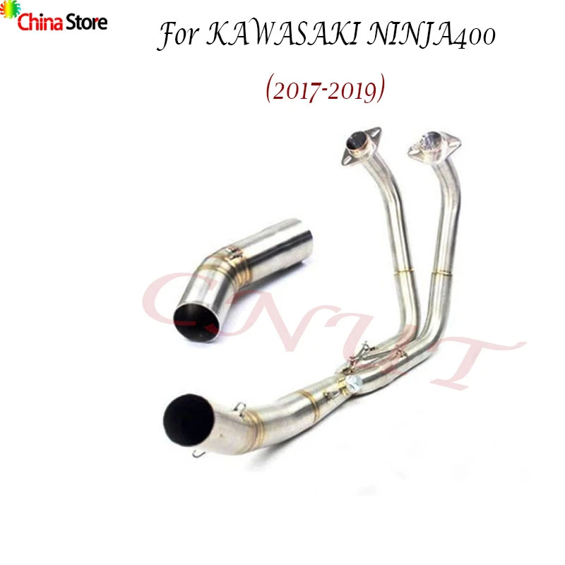 Full System Motorcycle Exhaust Middle Pipe Slip On Full System Link ...