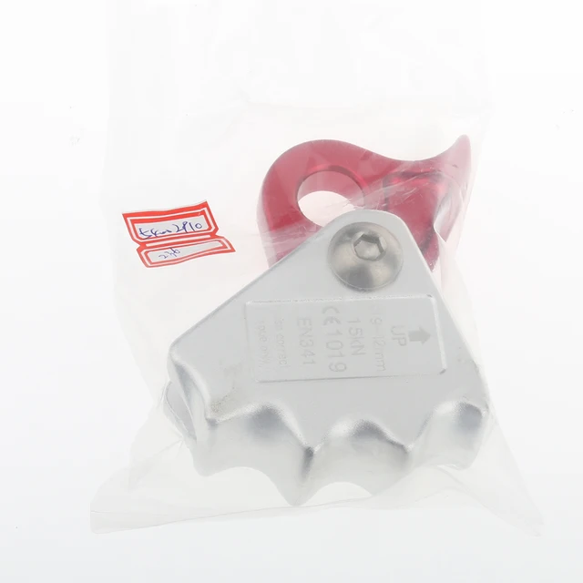 15KN Rock Climbing Ascender Rope Grab Ultralight Fall Protection Belay ...