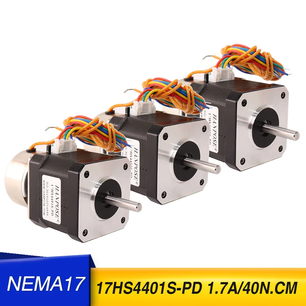 3PCS-42-Stepper-Motor-17HS4401S-TH-PD-With-Brake-1-7A-40N-cm-High ...