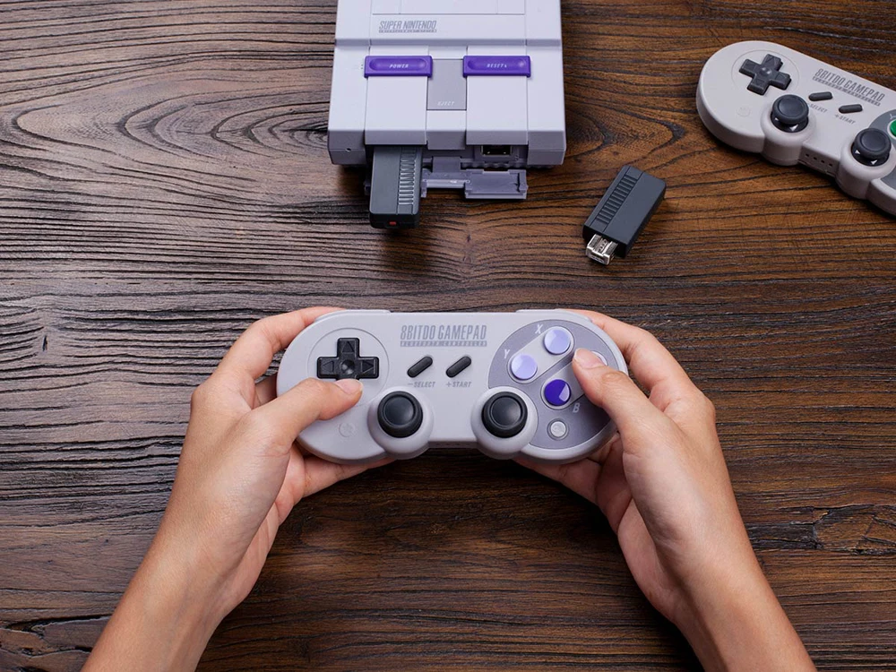Jeux Vidéo 8bitdo Récepteur Rétro Pour Mini Nes Snes Adaptateur