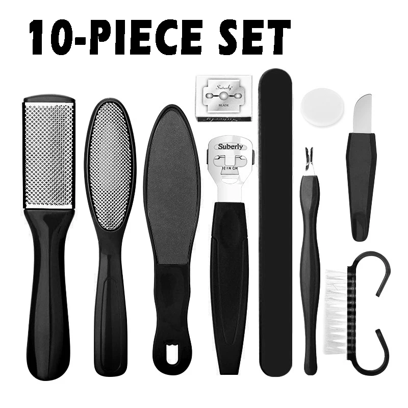 Pedicure Set Peeling and Exfoliating Calluses Foot Scrubbing Brush ...
