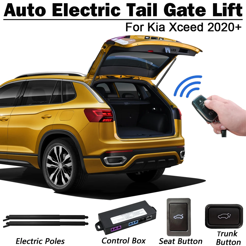 Carbar 전기 테일 게이트 리프트 기아 Xceed X Ceed 2020 트렁크 리드 자동 도어 오프닝 자동차 엘리베이터 래치 잠금 방수 자동차 트렁크 전기 뒷문 리프트