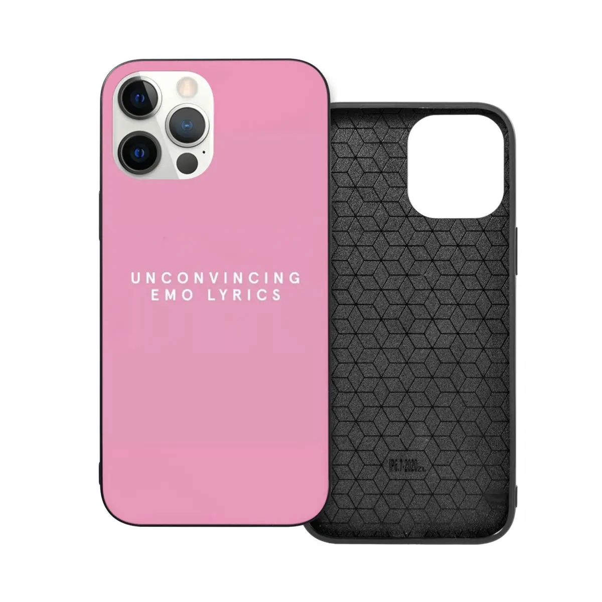 Emo Lyrics PC Glass TPU Phone Case for iPhone 13 12 11 Xs Xr X Pro Max ...