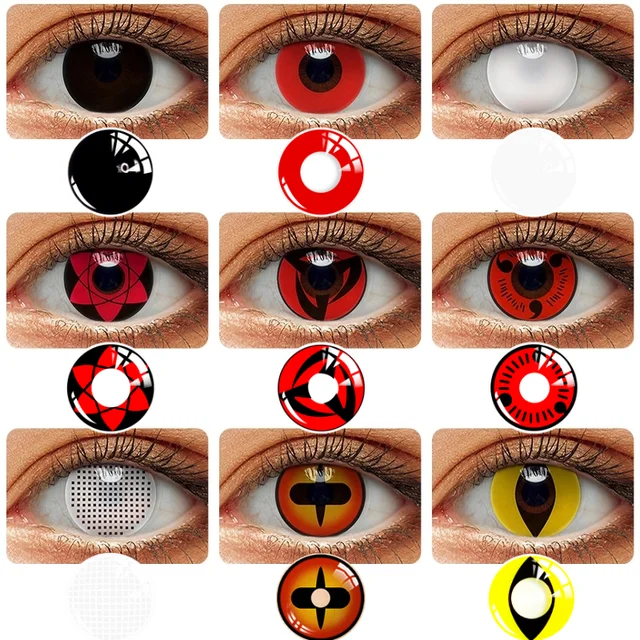 Naruto Sasuke Mangekyou Sharingan Contacts